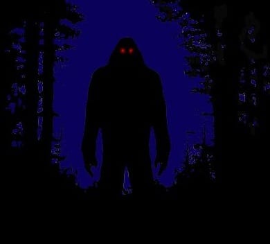 Sasquatch Eyes Shine Red - Sasquatch Chronicles
