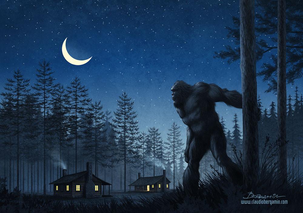 The Art of Claudio Bergamin - Sasquatch Chronicles